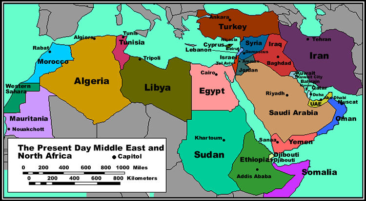 1000+ images about Maps of the Middle East & North Africa on Pinterest
