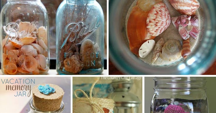 Crafts with Jars: Capture Beach Memories in a Jar