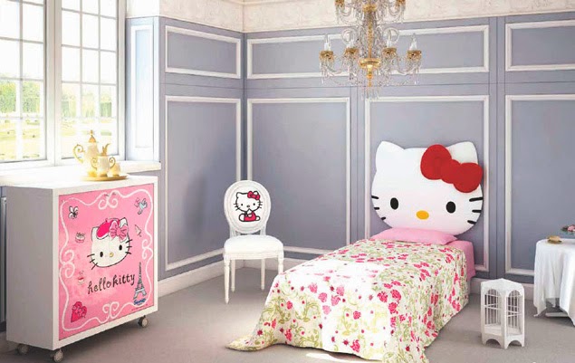 Cabeceras de Cama de Hello Kitty - Dormitorios para niñas | Infantil Decora