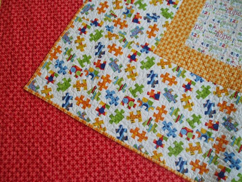 Patchwork de FUNKYPATCH: La colcha de Pablo, un encargo muy especial.