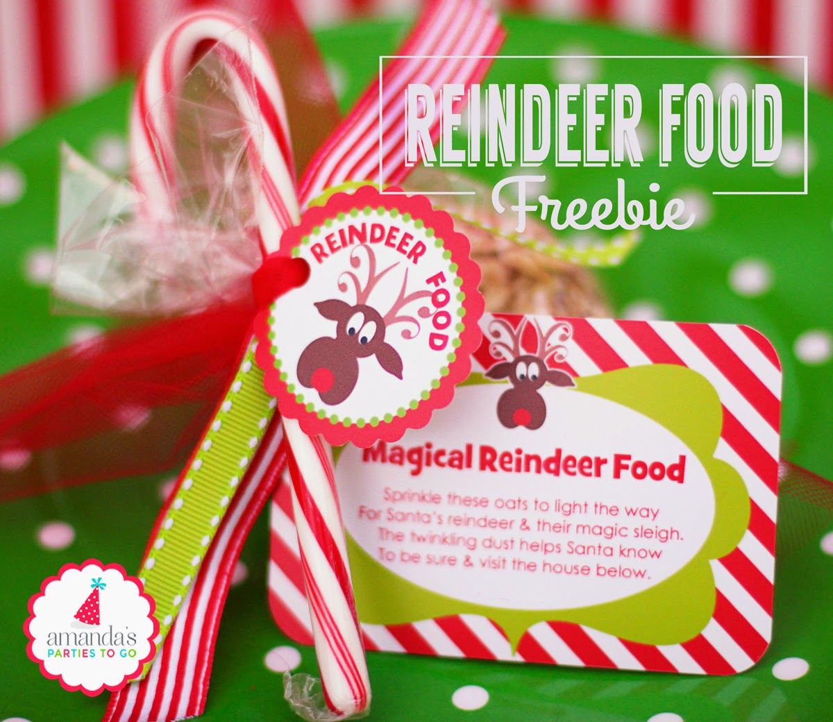 Amanda's Parties To Go: FREE Reindeer Food Tags