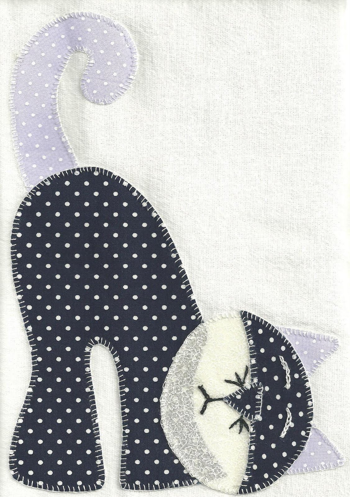 Patchwork: Gato com Molde