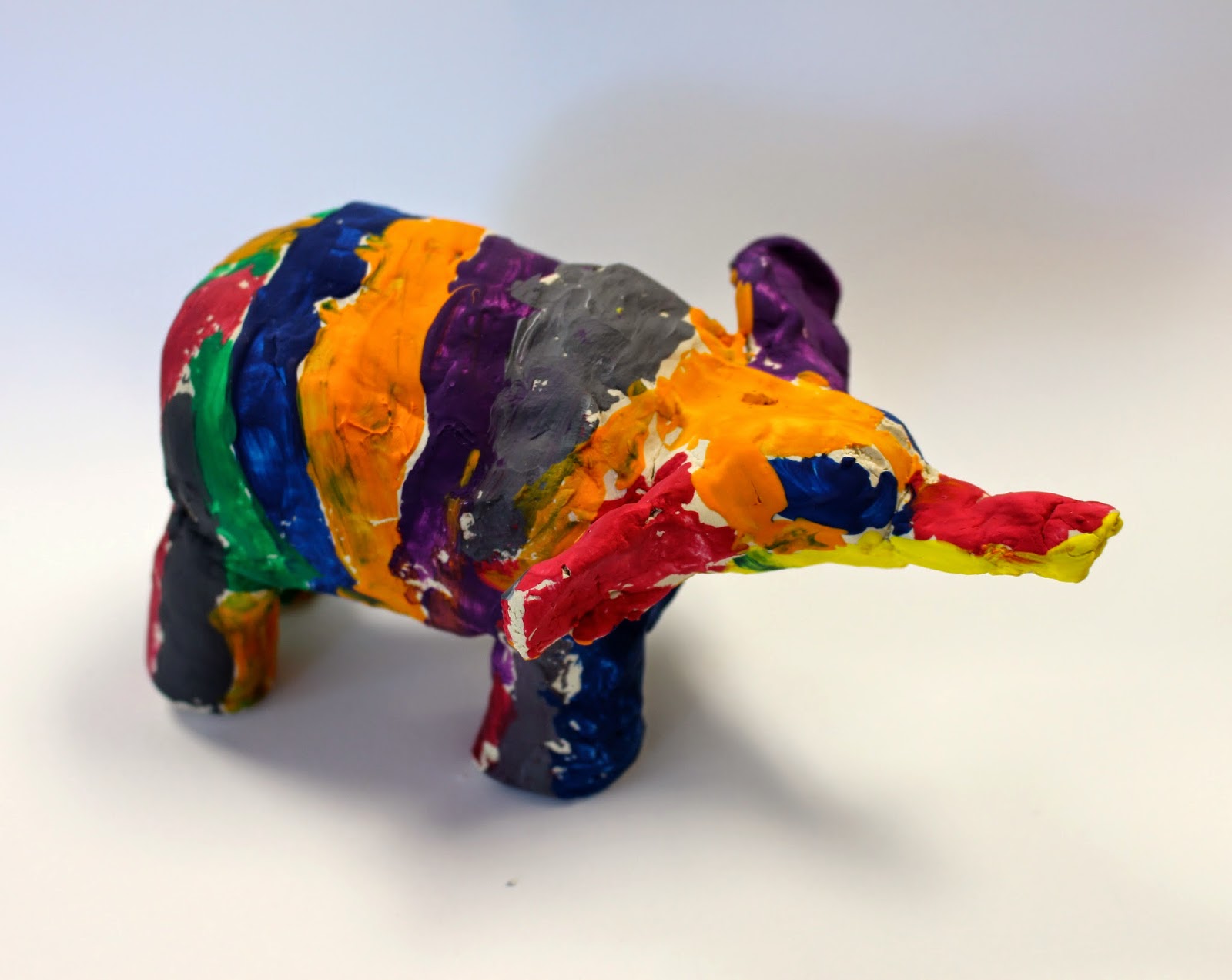 Art. Eat. Tie Dye. Repeat.: Clay Elephants