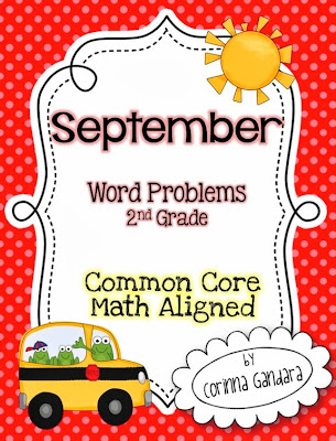 September Word Problems - Surfin' Through Second