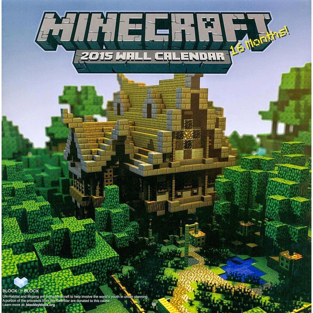Minecraft 2015 Wall Calendar Best Calendars For 2016 minecraft-2015-wall-calendar-best-calendars-for-2016