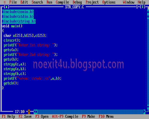 C PROGRAM: TO COPY STRING ~ noexit4u.com C PROGRAM: TO COPY STRING ~ noexit4u.com