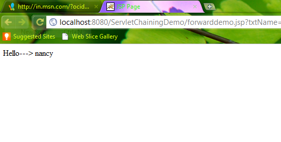 Servlets: Servlet Chaining Demos
