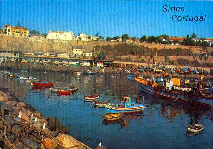 transpress nz: fishing boats at Sines, Portugal, 1960s transpress nz: fishing boats at Sines, Portugal, 1960s