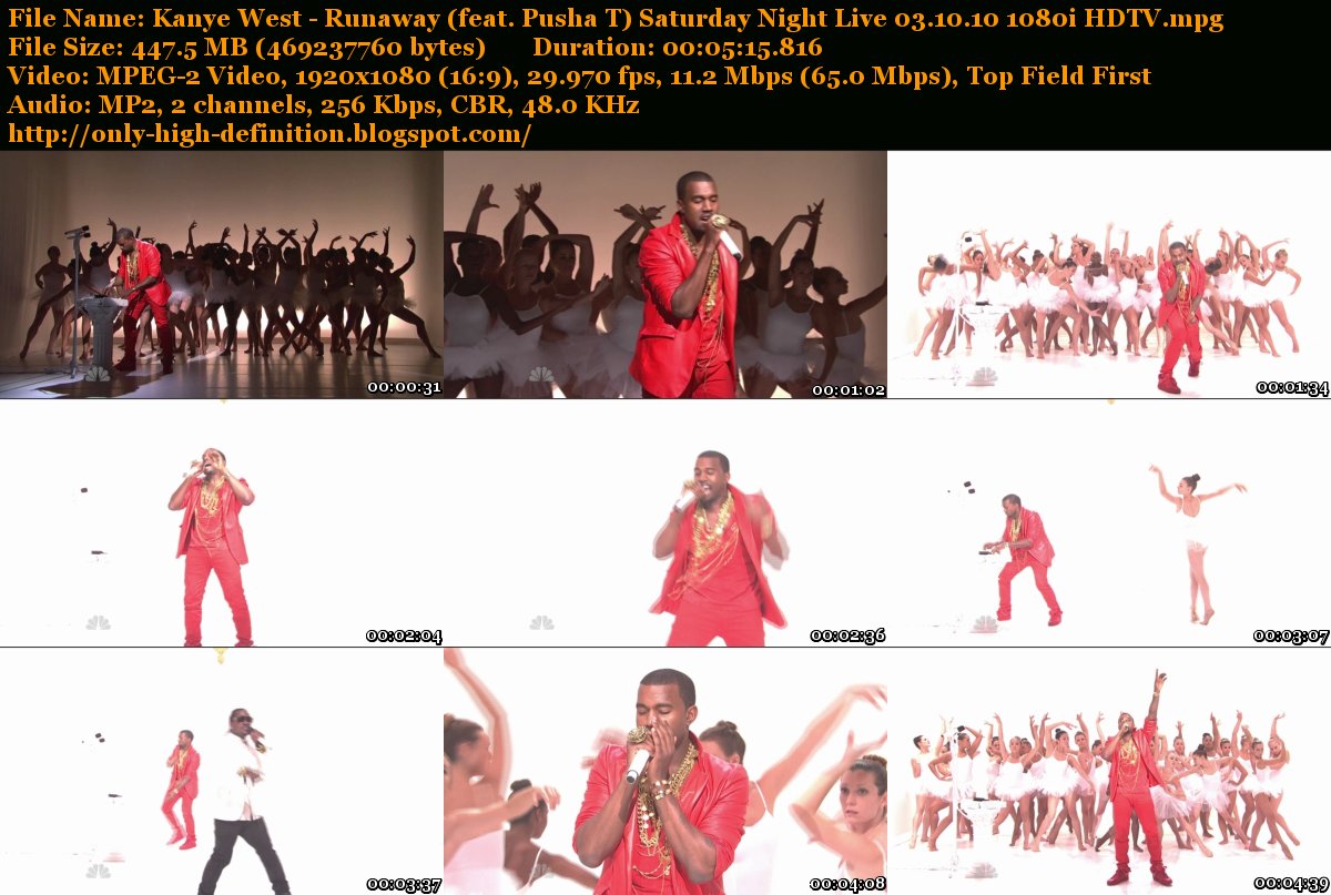 Only High Definition Kanye West X2 Saturday Night Live 03 10 10 only-high-definition-kanye-west-x2-saturday-night-live-03-10-10
