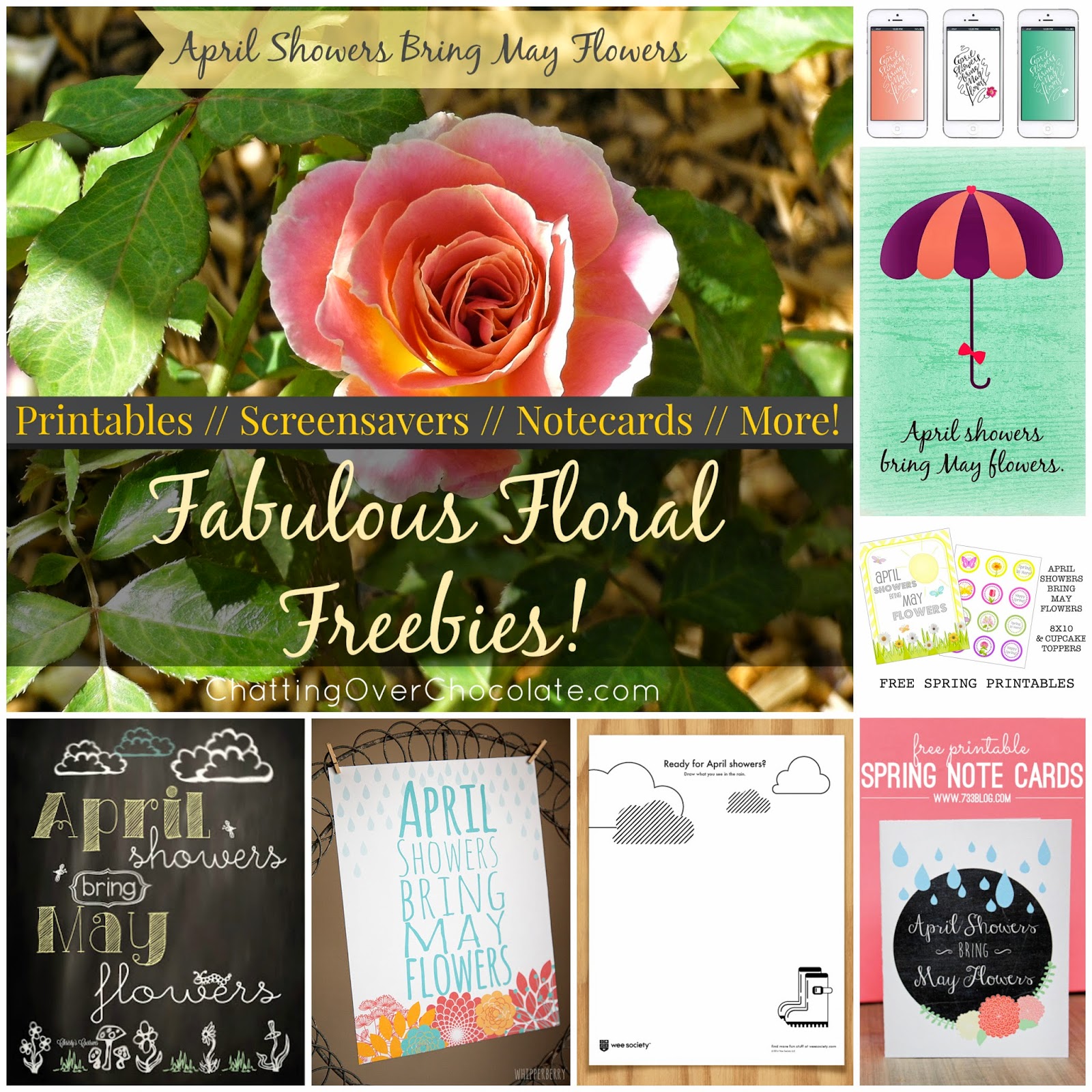 Chatting Over Chocolate: April Showers Bring May Flowers // Fabulous ...
