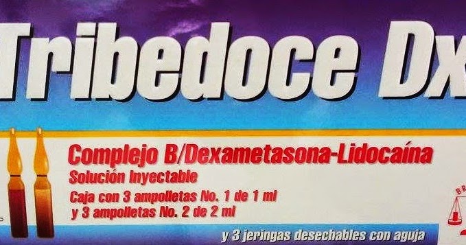 Farmacia "El timón" : Tribedoce Dx COMPLEJO B, DEXAMETASONA, LIDOCAÍNA