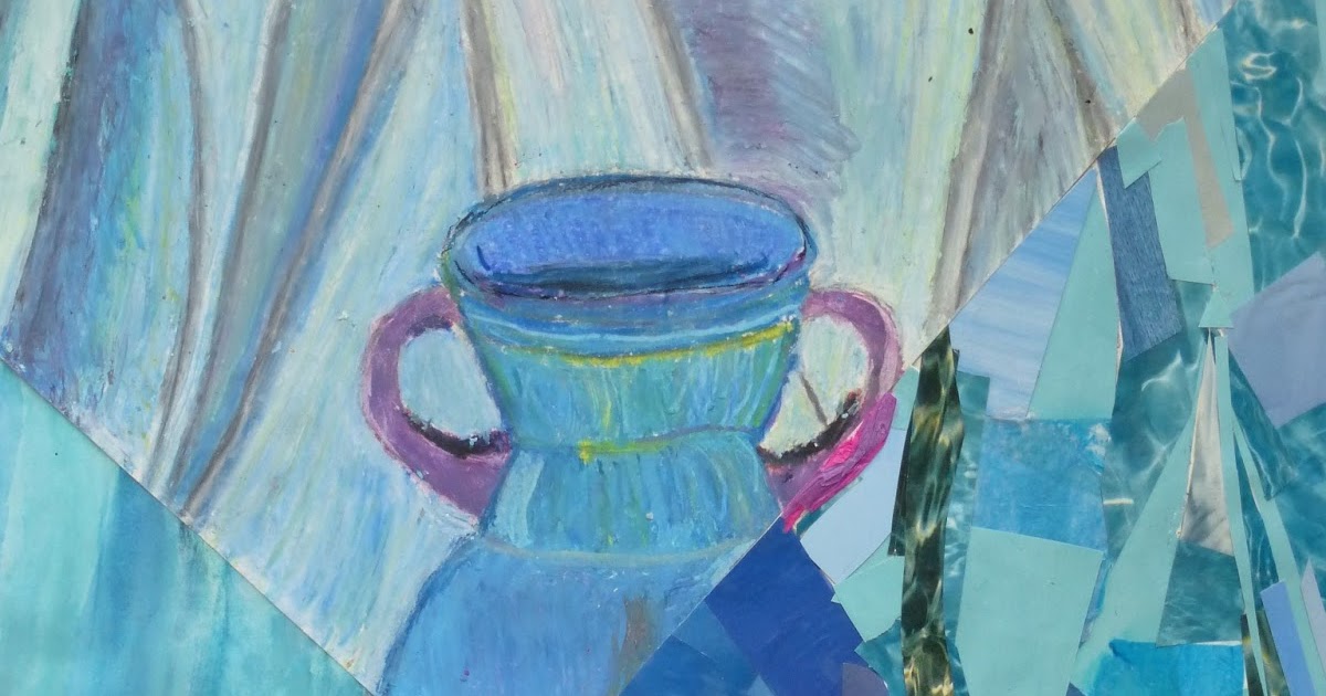 Mason Jar Arts: 7th grade Observational Mixed Media Still-life