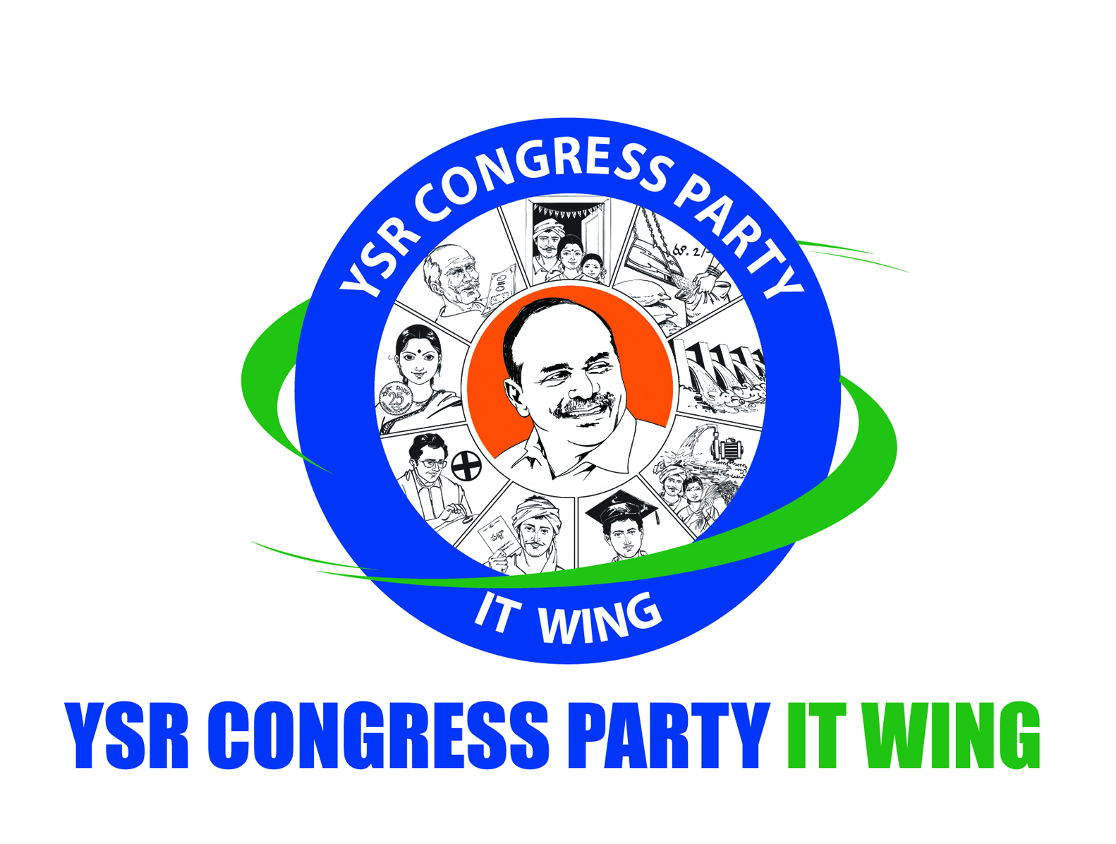 YSRCP IT Wing: YSRCP IT Wing Logo
