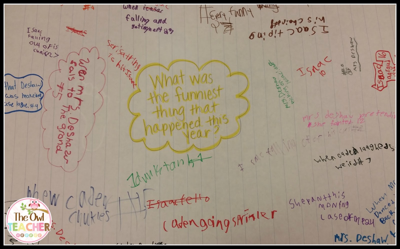 End of the Year Reflections - The Owl Teacher