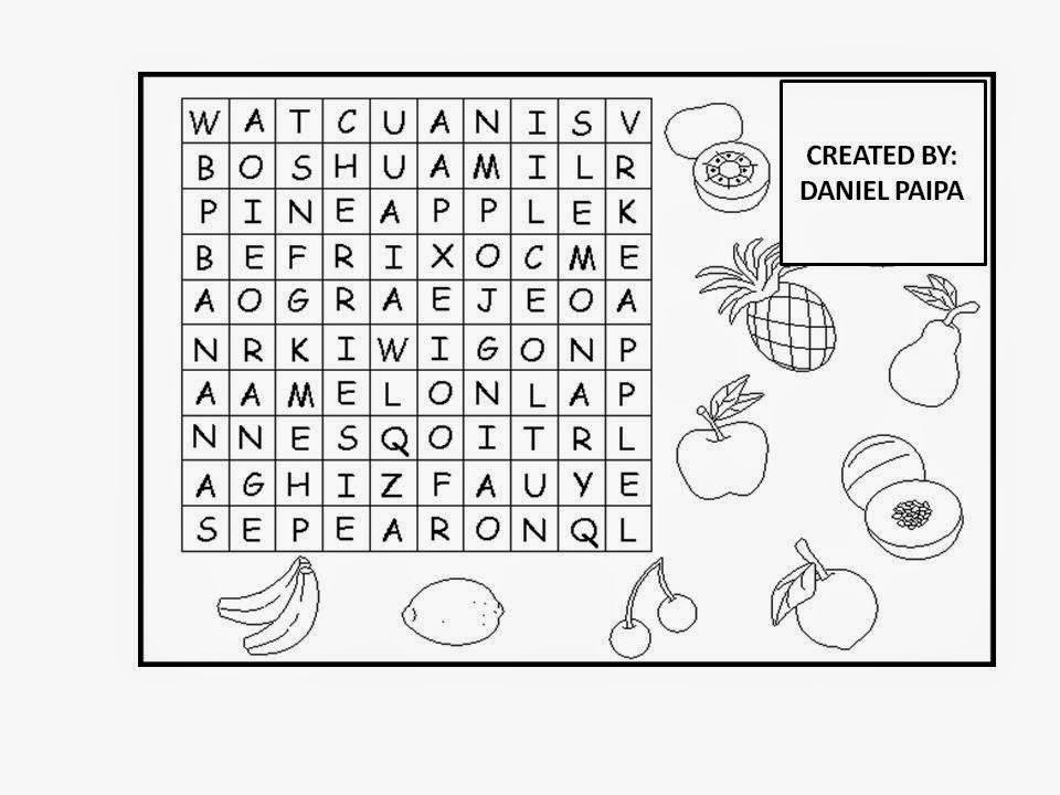 CUENTAS PREMIUM XXX (100% Seguro): SOPA DE LETRAS FRUITS (FRUTAS)