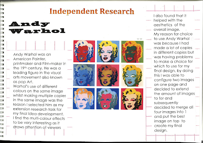 Javari Cameron: Andy Warhol Analysis Extended Research for Final Design