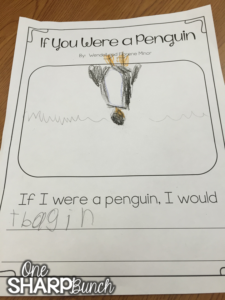 Penguin Activities in Kindergarten - One Sharp Bunch