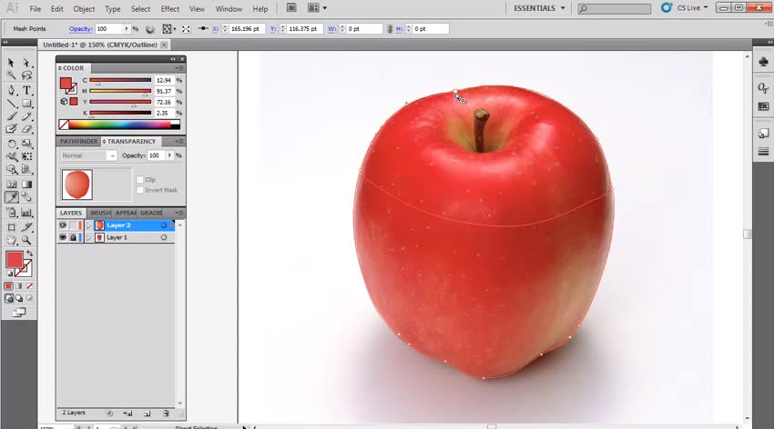 How To Create Mesh Tool In Illustrator Drawing And Graphics how-to-create-mesh-tool-in-illustrator-drawing-and-graphics