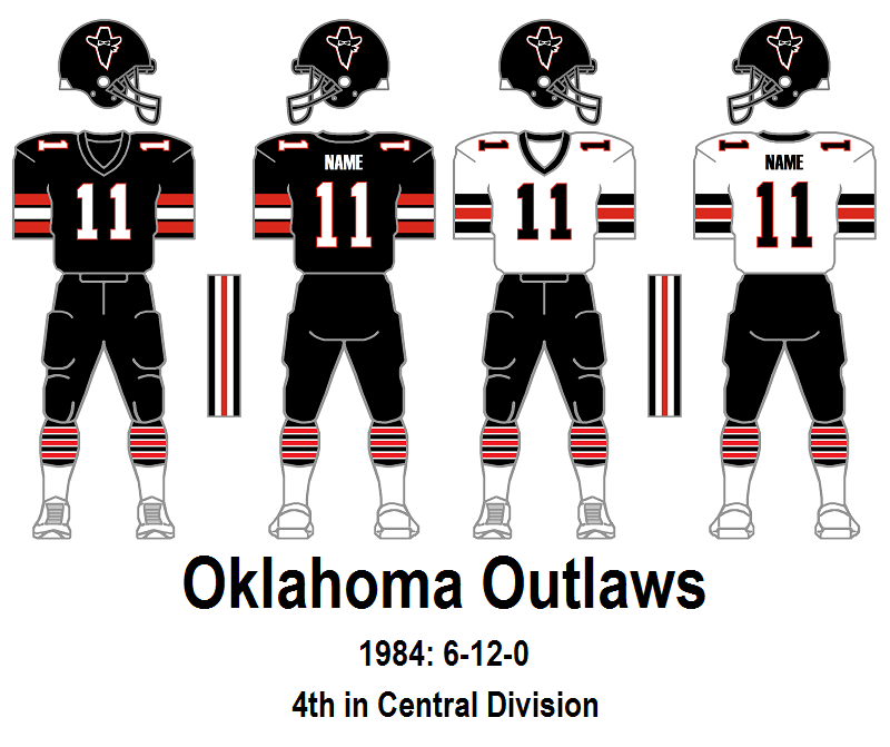 USFL Uniform Database Update Blog: 1984 Oklahoma Outlaws USFL Uniform Database Update Blog: 1984 Oklahoma Outlaws