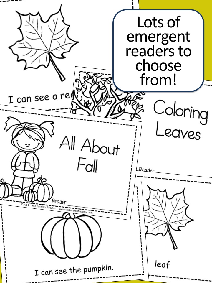 Counting Leaves Fall Emergent Reader {Plus - a FREE Download!} | The ...