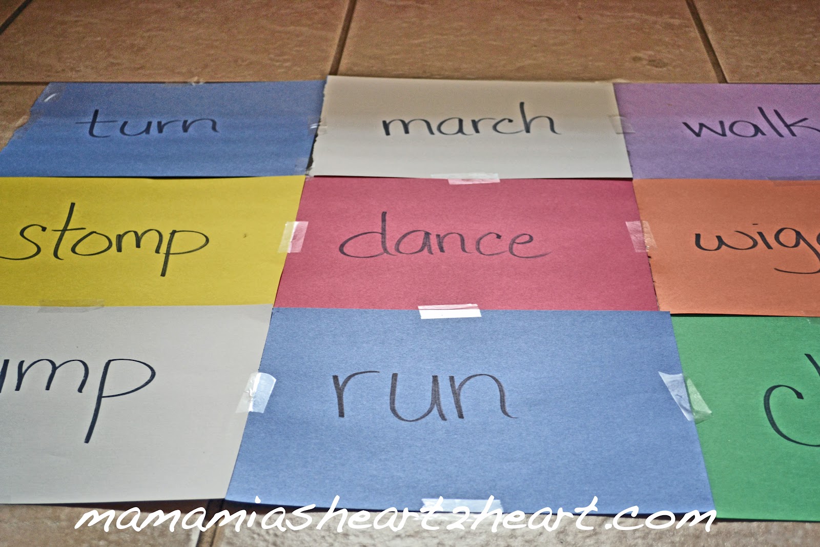 RainbowsWithinReach Fun With ACTION Words Guest Post From Mama Mia rainbowswithinreach-fun-with-action-words-guest-post-from-mama-mia