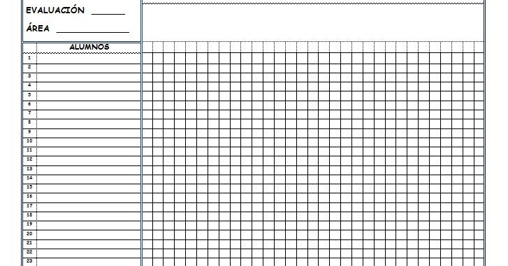 REGISTRO DE NOTAS ~ El blog de Olimpia