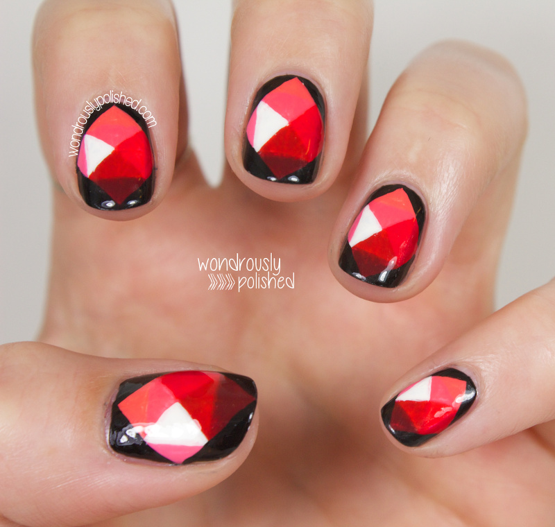 Wondrously Polished: The Hunt Mani Monday - Gem Nail Art Tutorial Wondrously Polished: The Hunt Mani Monday - Gem Nail Art Tutorial