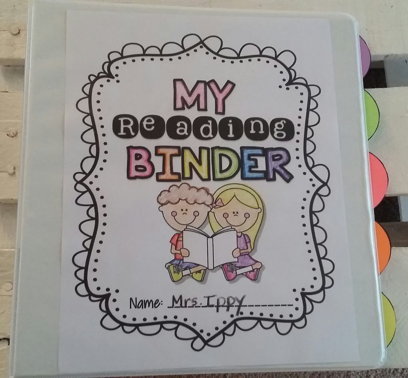 Reading Binder Cover Page at Glenn Bott blog