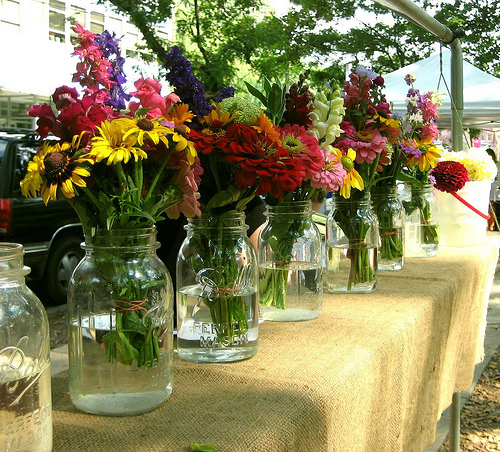 Two Men And A Little Farm LARGE MASON JAR FLOWER VASE two-men-and-a-little-farm-large-mason-jar-flower-vase