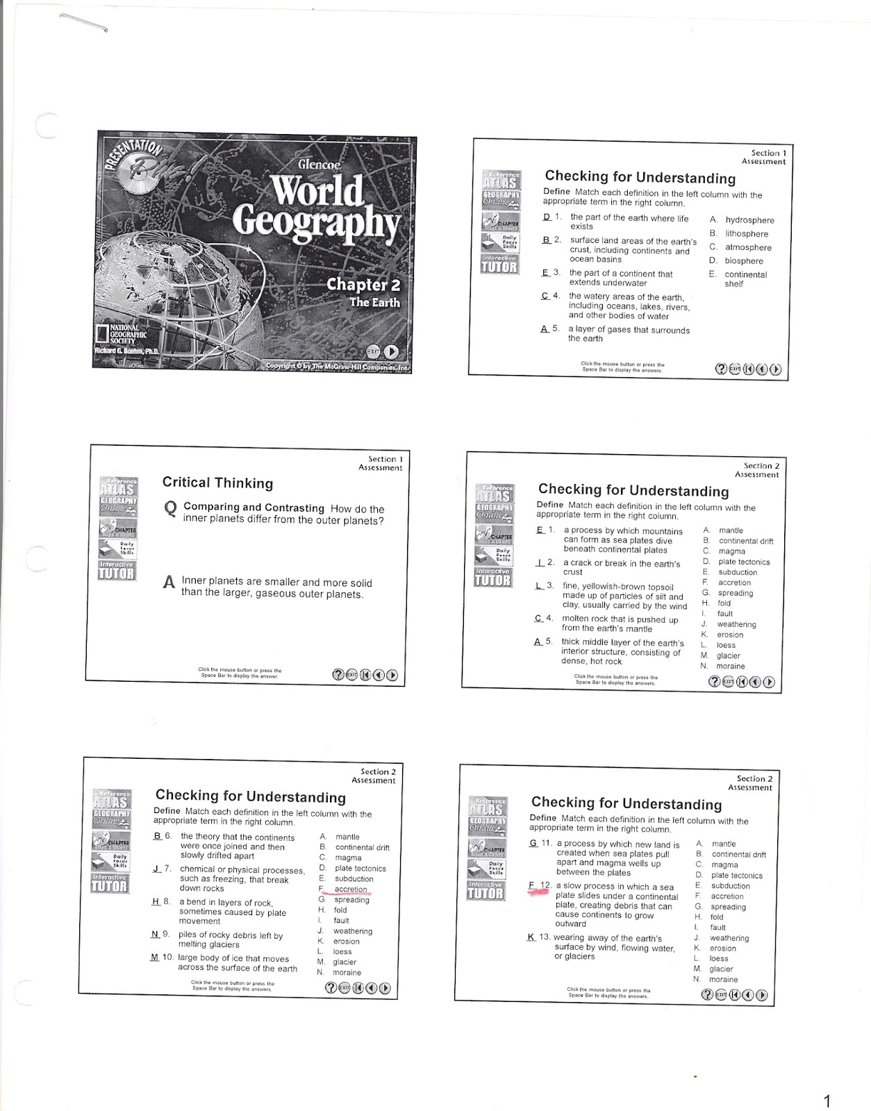 Mr. E's World Geography Page: World Geography 2016 - Chapter 1 ...