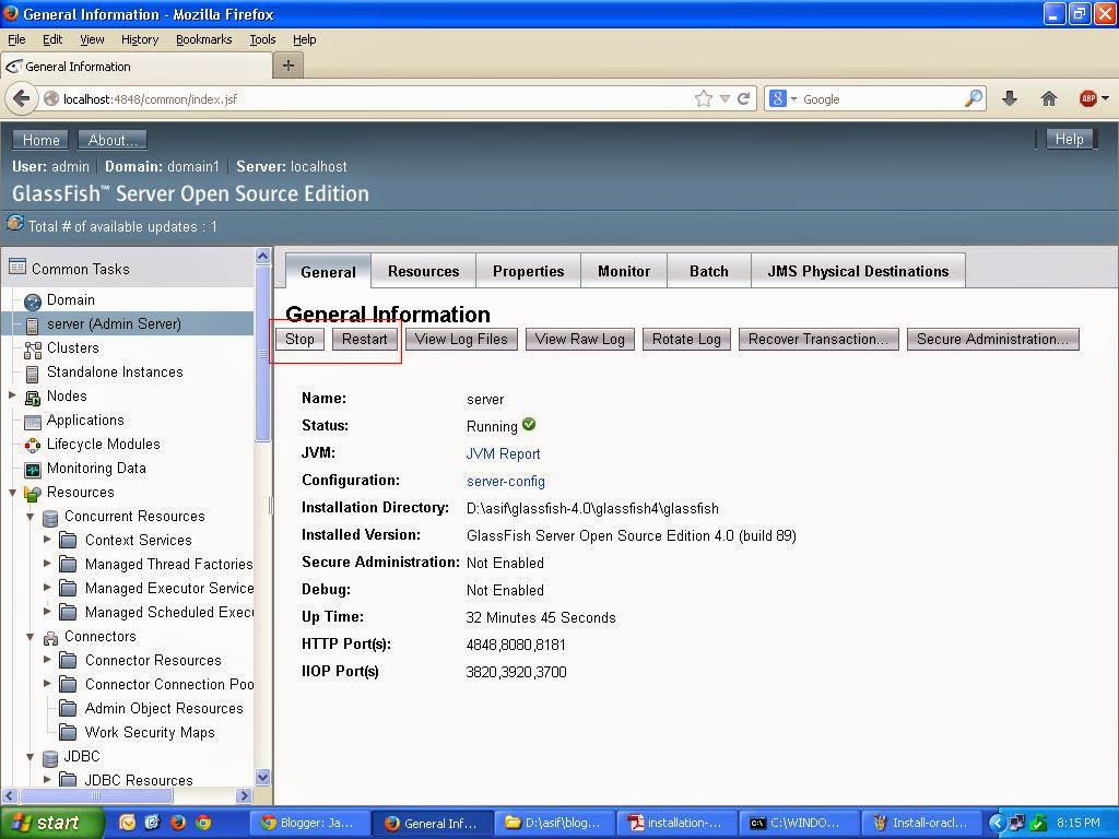 Java Web Development: How to install Oracle-GlassFish Application ... Java Web Development: How to install Oracle-GlassFish Application ...