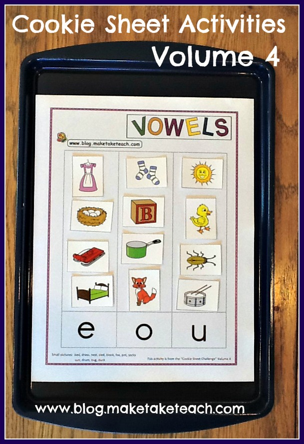 Short Vowel Cookie Sheet Activity - Classroom Freebies
