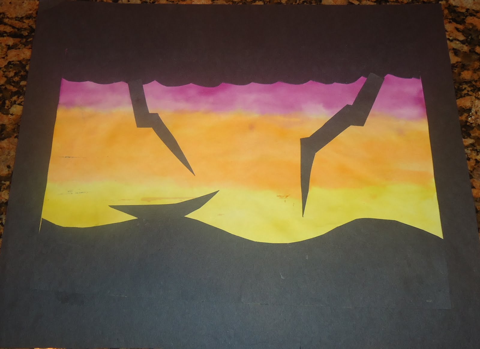 Teaching with TLC: Summer Silhouette Art