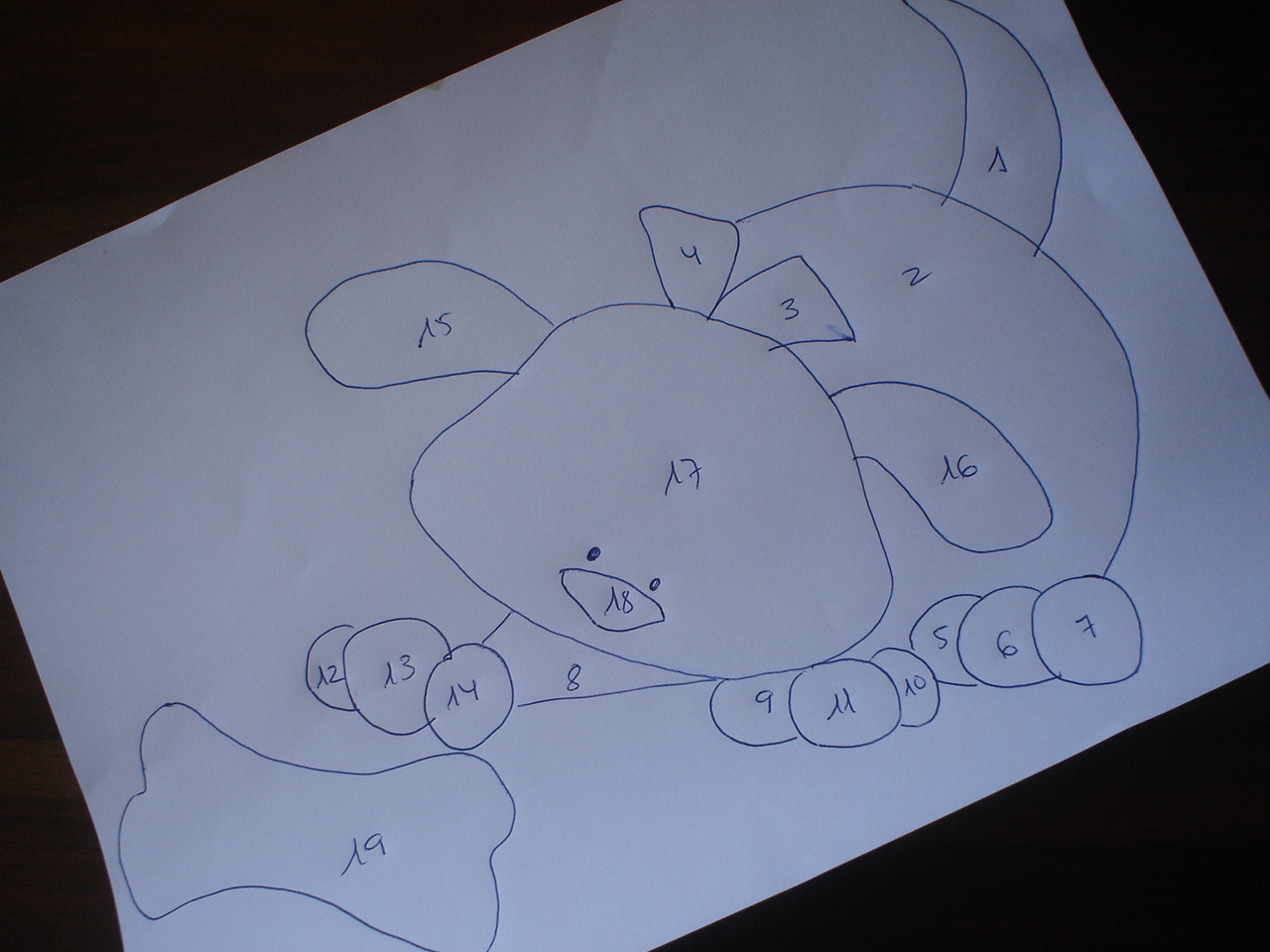 Dibujos de perros para patchwork - Imagui