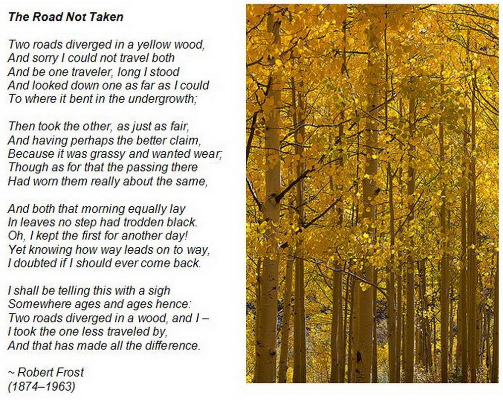 Robert Frost - The Road Not Taken