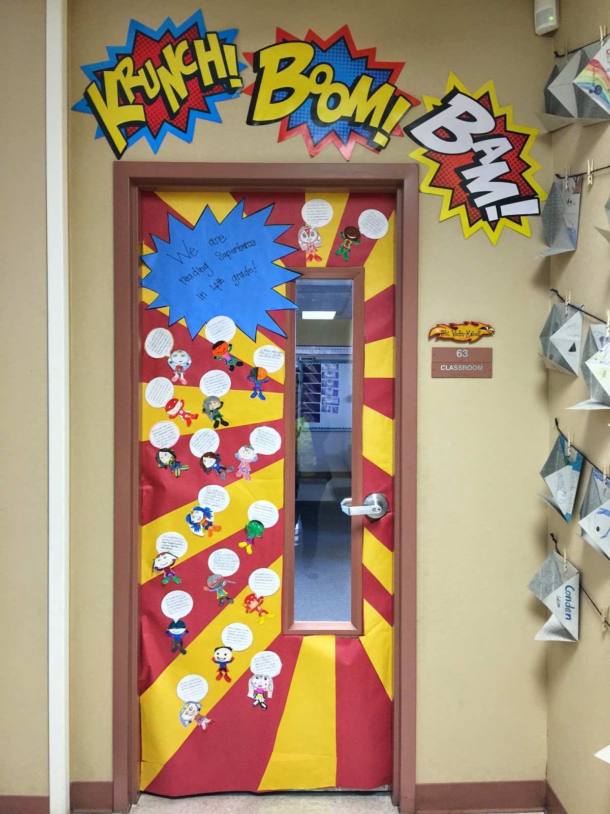 Busy Miss B Superhero Classroom Doors busy-miss-b-superhero-classroom-doors
