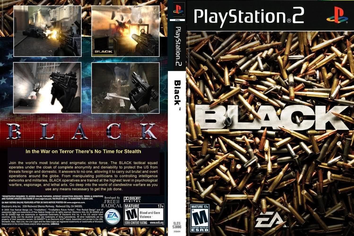 Black - Playstation 2 - Ultra Capas