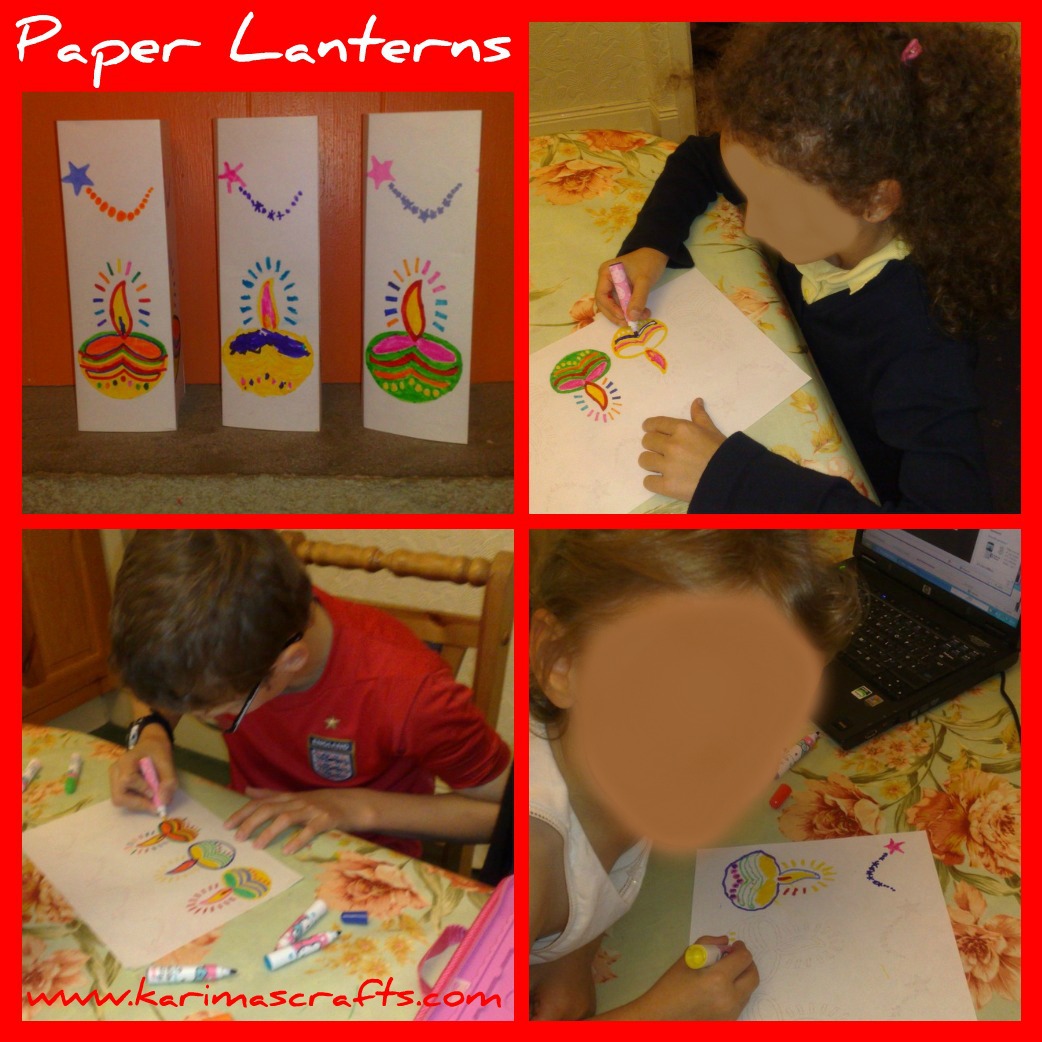Karima's Crafts: Paper Lantern Tutorial