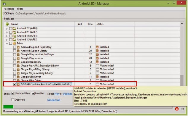 lin-learning,林的學習筆記: [解決android開發bios問題]HAX kernel module is not installed