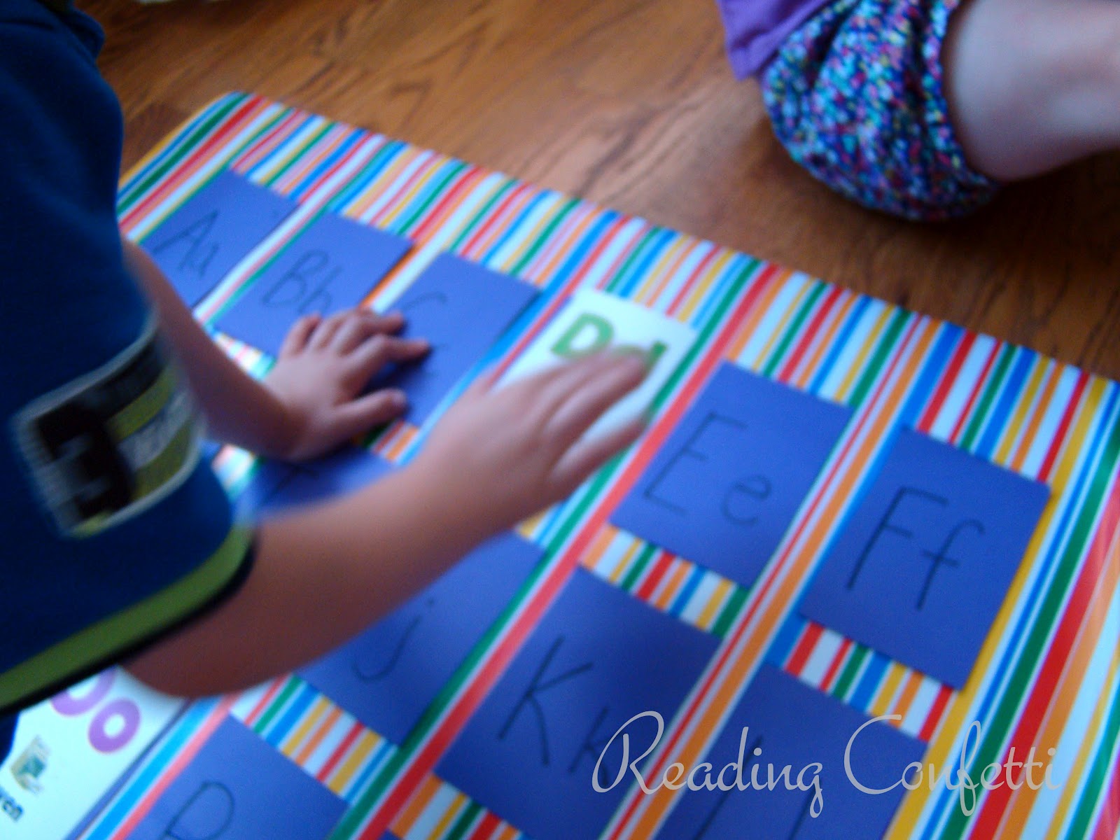 Alphabet Hunt and Match ~ Reading Confetti