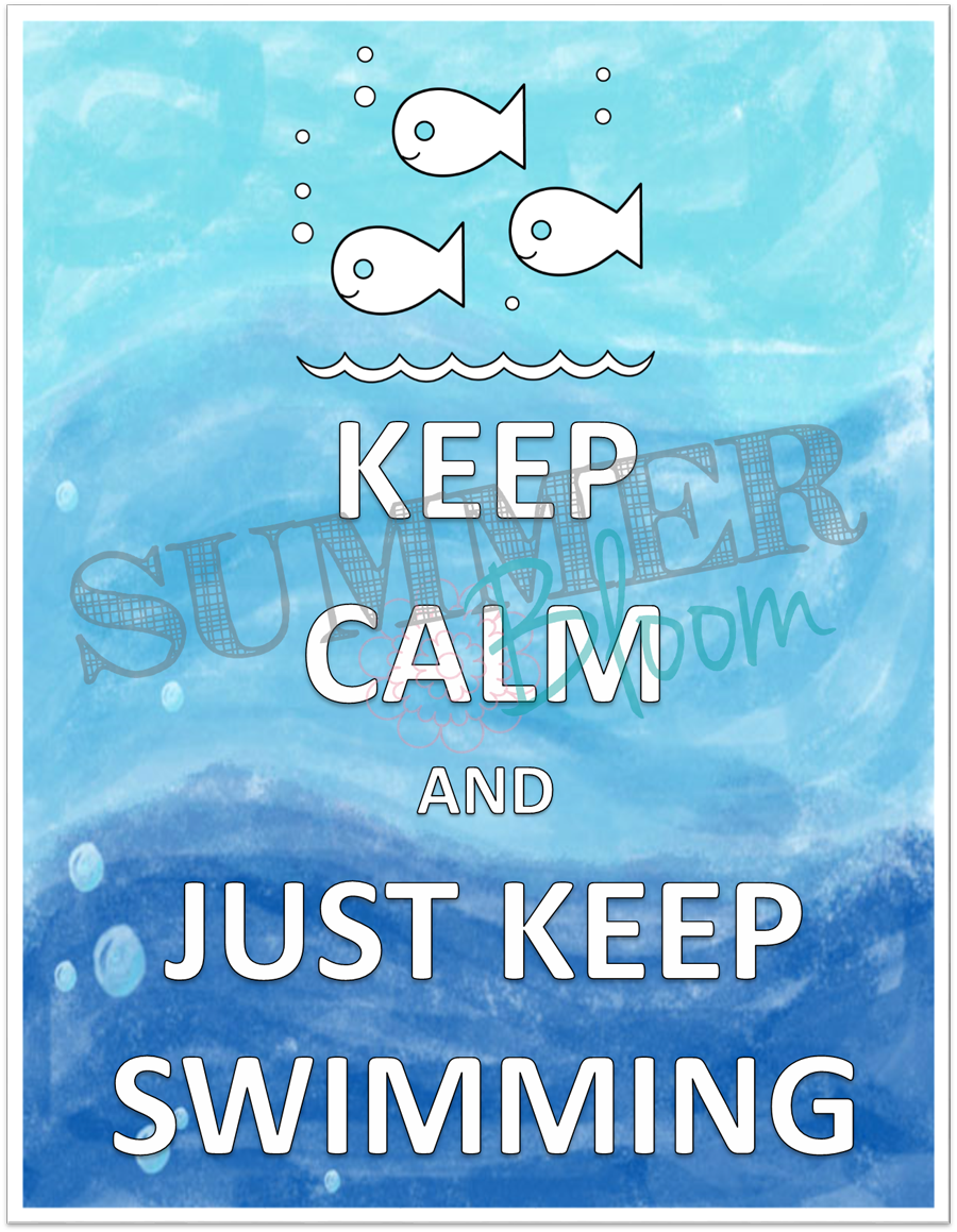 Summer Bloom: Teach. Create. Party: "Just Keep Swimming"... The end of ...