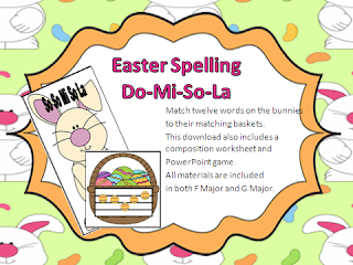The Sweetest Melody: Easter Spelling - Do-Mi-So-La