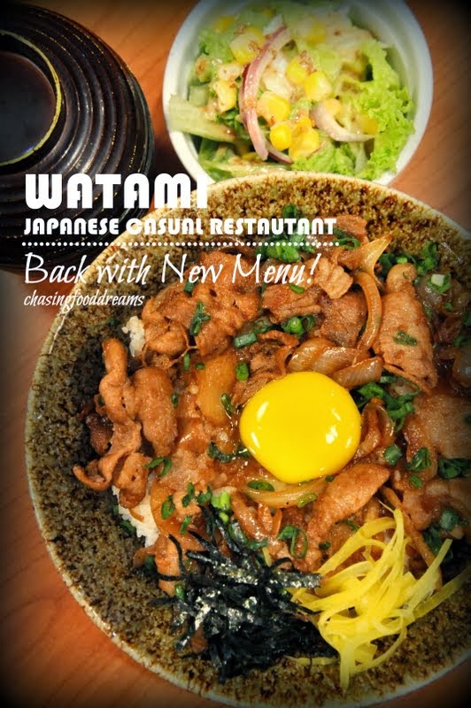 CHASING FOOD DREAMS: Watami Japanese Casual Restaurant: Back for More New Dishes!