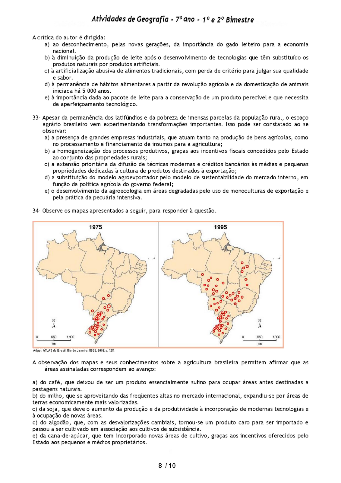 Prova De Geografia Para 7 Ano - FDPLEARN Prova De Geografia Para 7 Ano - FDPLEARN