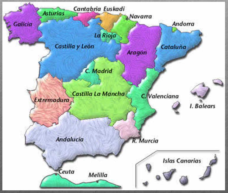LA MINA .... 4º de PRIMARIA: PUZZLE DE LAS COMUNIDADES AUTÓNOMAS DE ESPAÑA