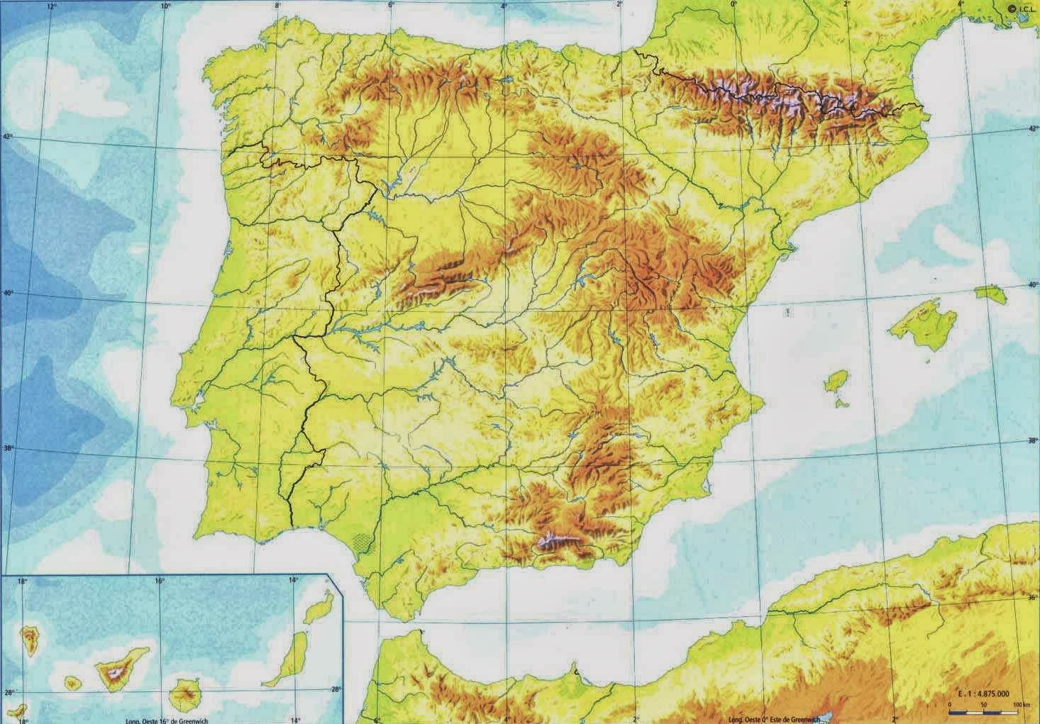 Ciències Socials: TEMA 1.- EL RELLEU: MARC FÍSIC DE LES ACTIVITATS HUMANES (3 ESO)