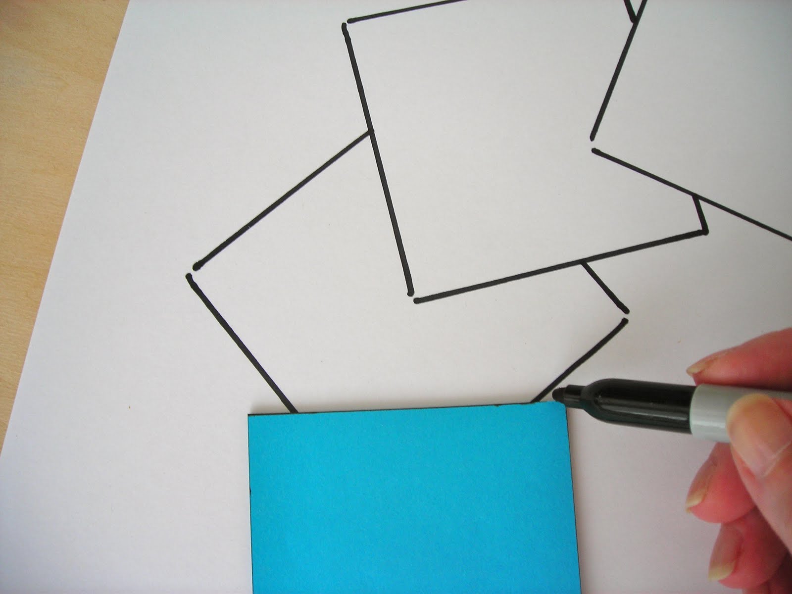 Fine Lines: Overlapping Shapes Fine Lines: Overlapping Shapes