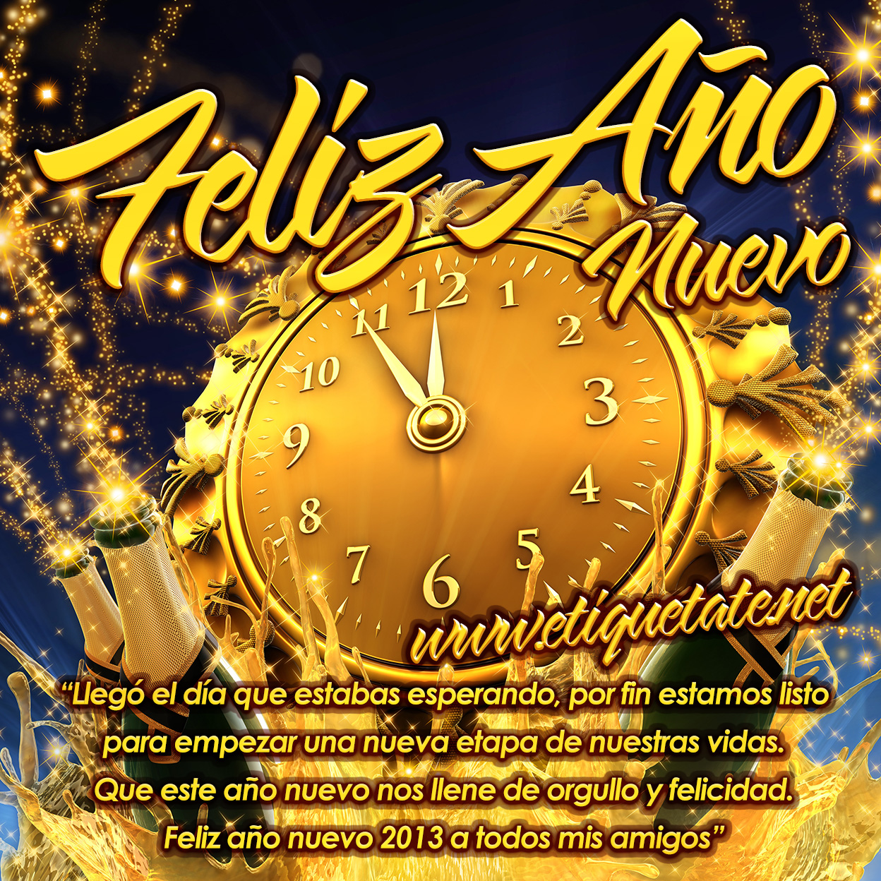 Imágenes para Pinterest de Año Nuevo 2013