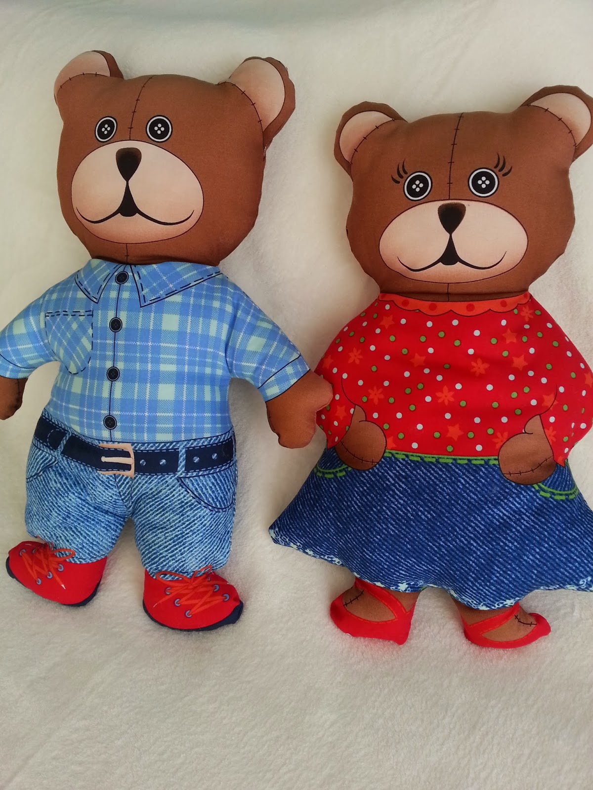 Osos en tela - Imagui