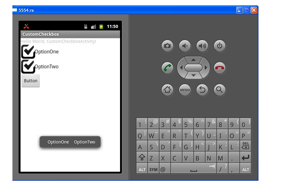 Custom checkbox Custom checkbox